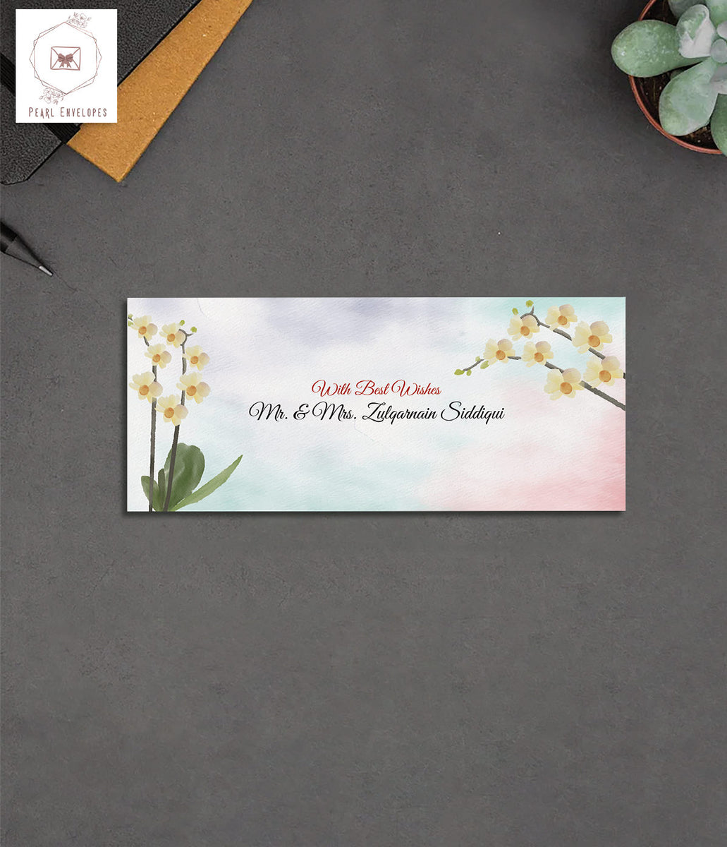 Wedding Best Wishes light color Envelope – Pearl Envelopes