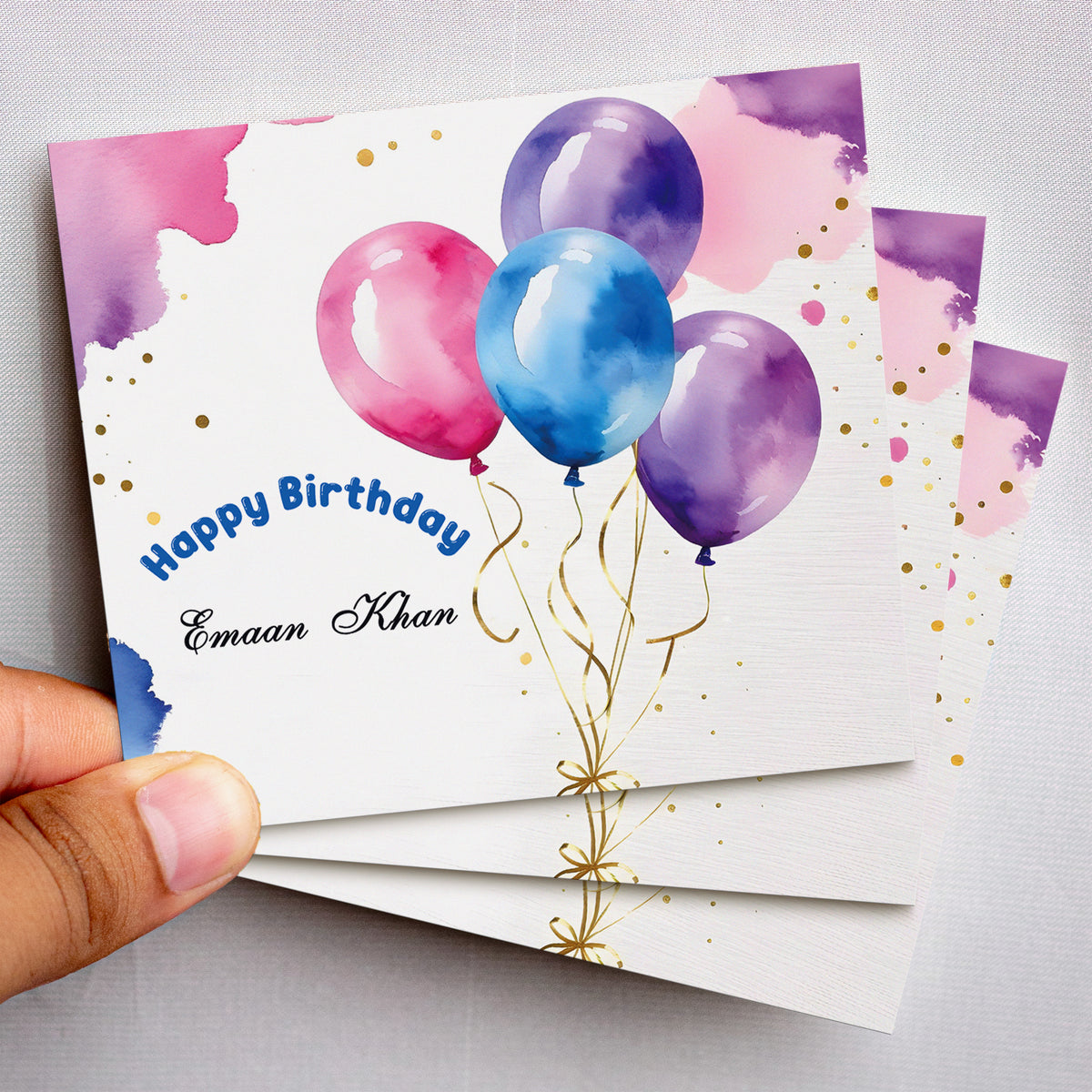 Balloon Burst Birthday Envelope – Pearl Envelopes